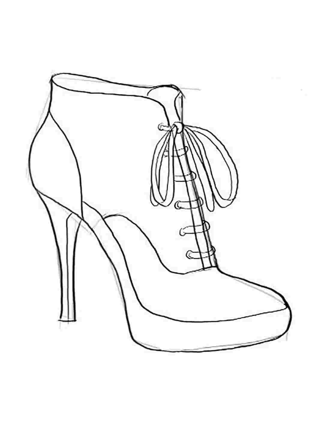 Раскраски, раскраска обувь. Разукраски. раскраска обувь. Раскраска ...