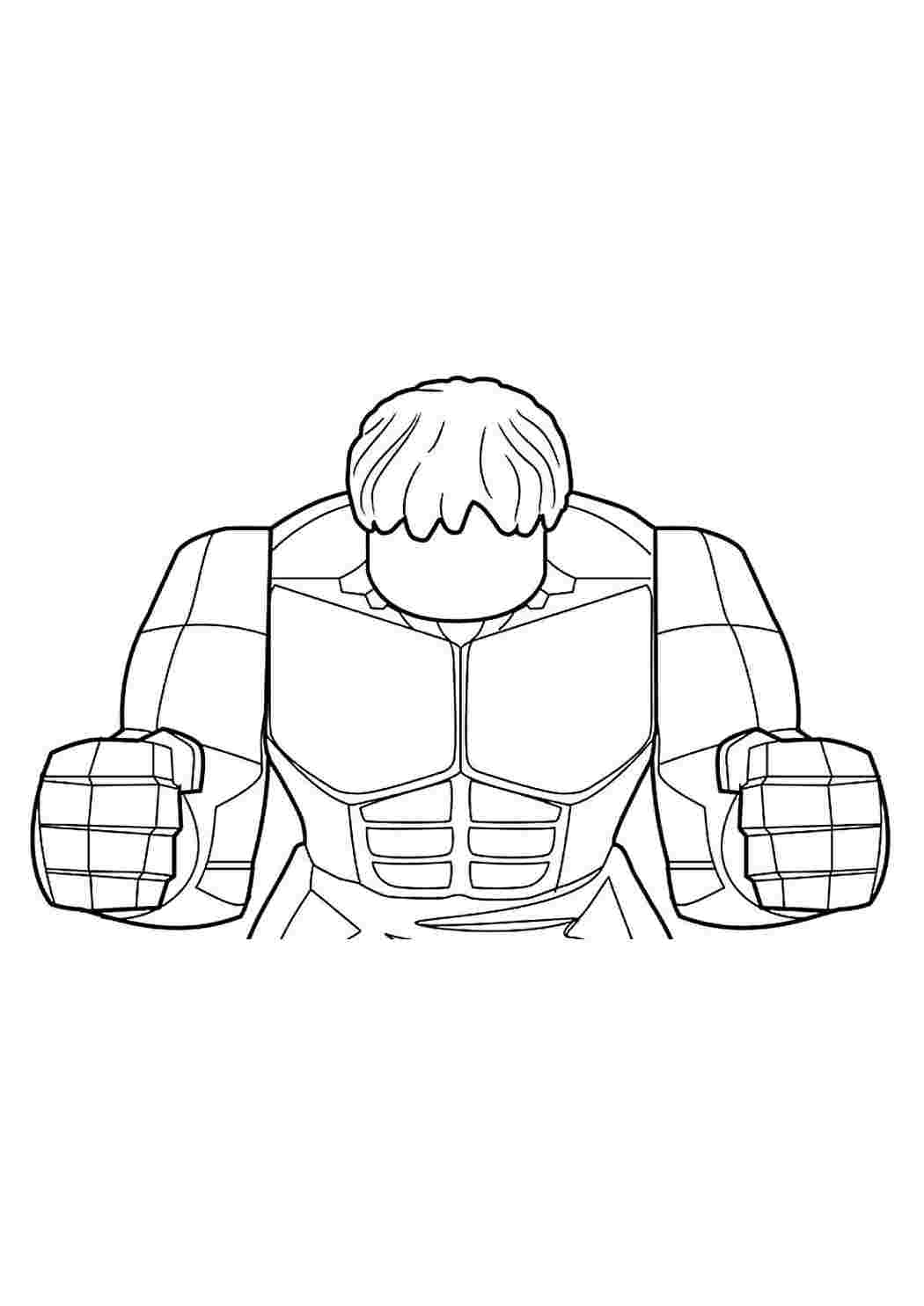 lego red hulk coloring pages